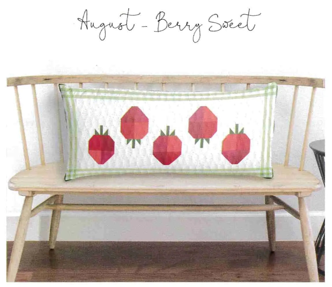 Berry Sweet Bench pillow Kit - Riley Blake Designs – Quiltandsew.com