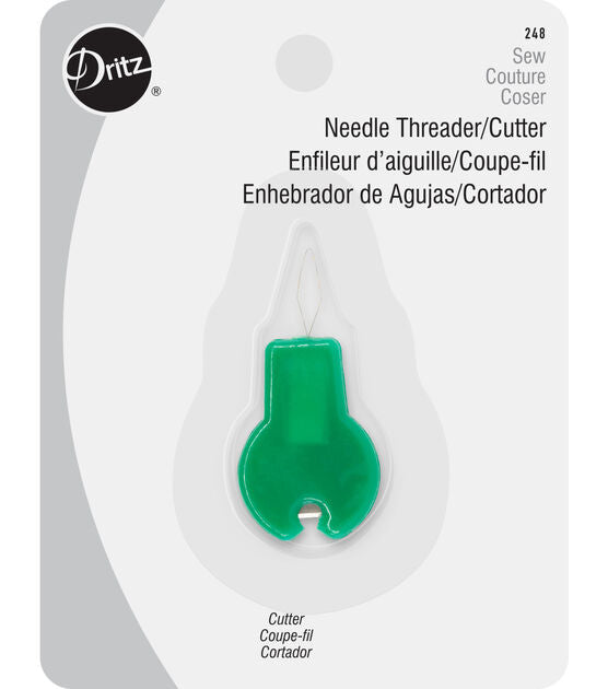 Dritz Needle Threader & Cutter – Quiltandsew.com