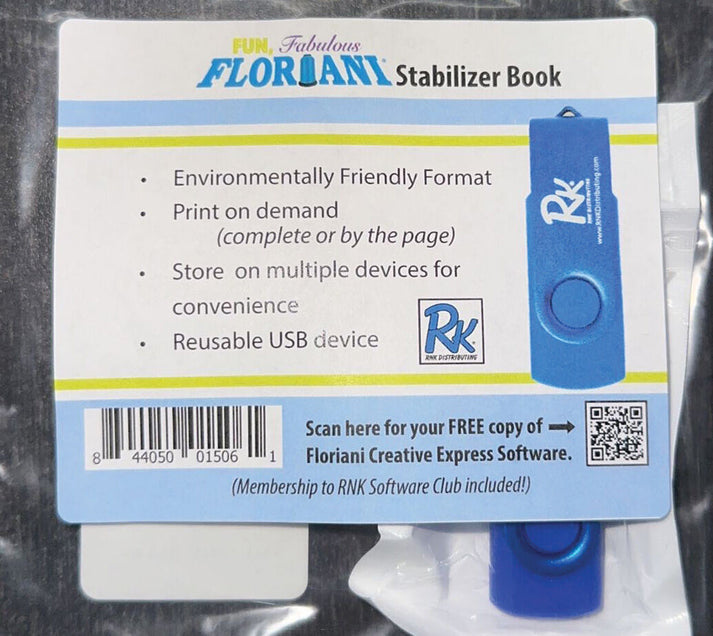 Floriani Stabilizer and Tool Workbook USB – Quiltandsew.com