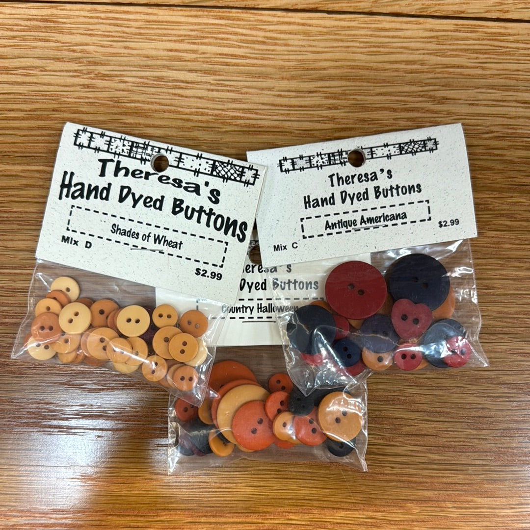 Theresa’s Hand Dyed Buttons – Quiltandsew.com