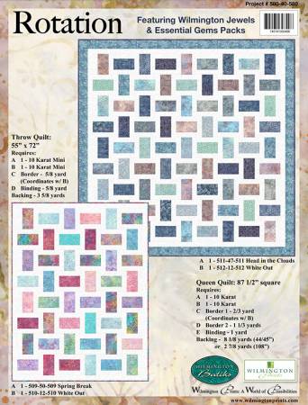 Rotation Quilt Pattern - Wilmington Prints – Quiltandsew.com