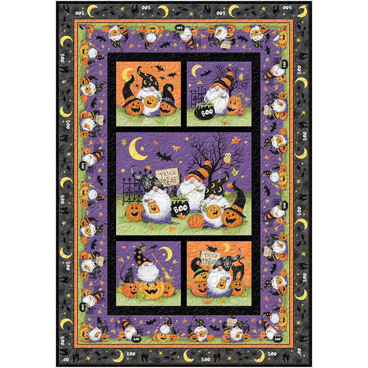 The Boo Crew Quilt kit - By: Susan Winget for Wilmington Prints ...