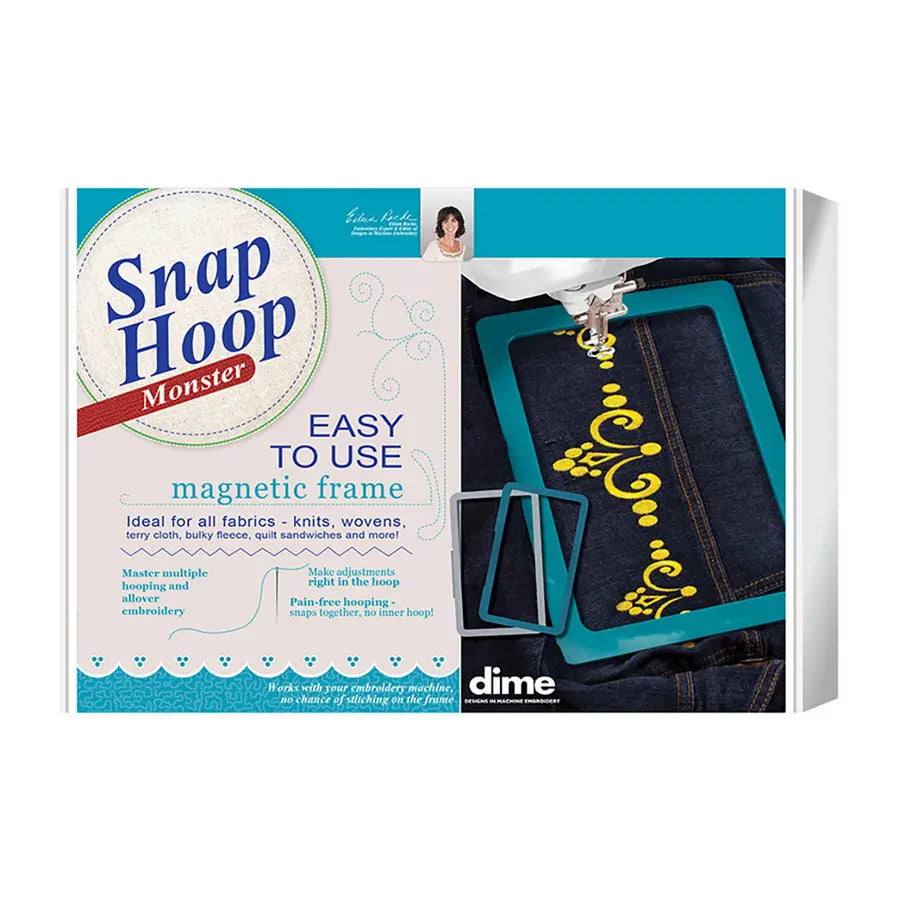 DIME Snap Hoop Monster Magnetic Hoop - 8 in x 12 in – Quiltandsew.com